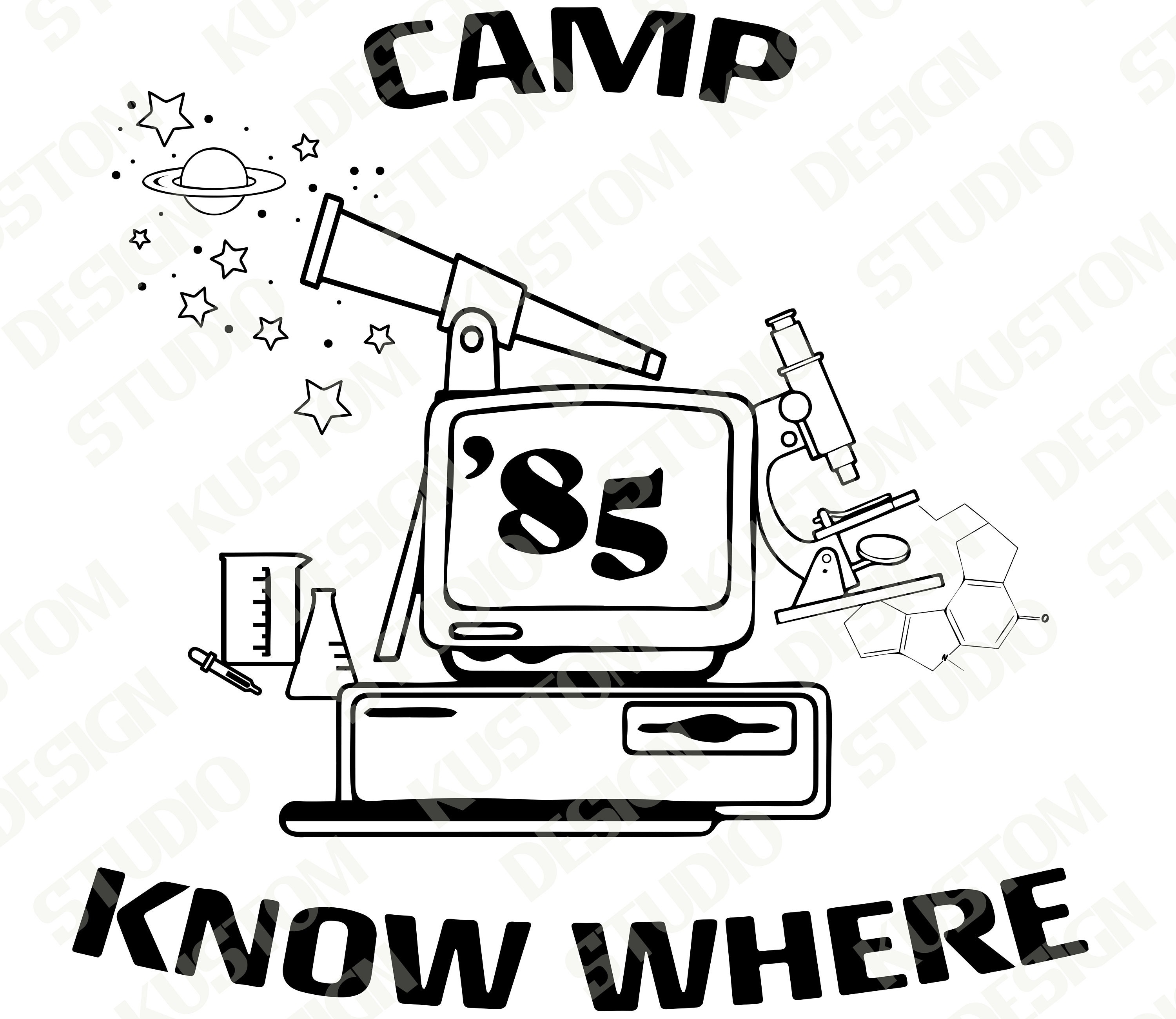 Stranger Things Camp Know Where PNG, EPS, SVG, Jpeg - Etsy