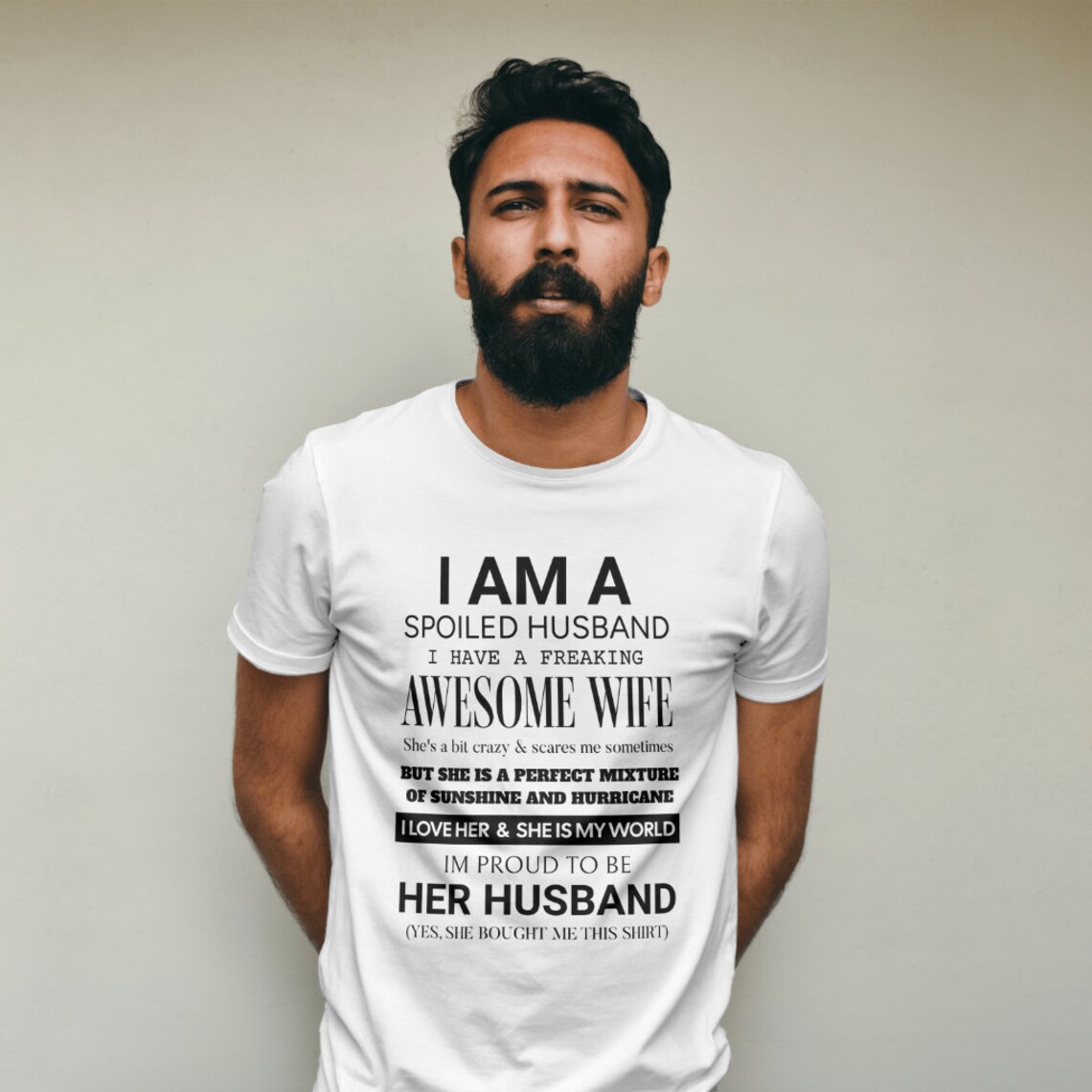 I Am a Spoiled Husband, Awesome Wife SVG, PNG, PDF, Jpeg, T-shirt ...