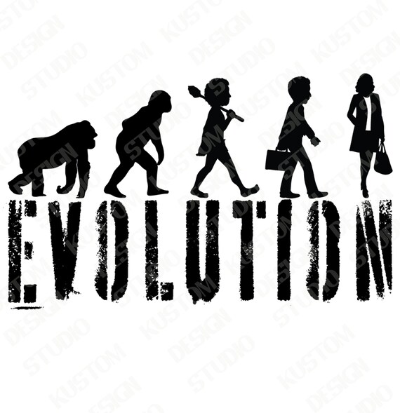 Evolution PNG JPEG SVG | Etsy