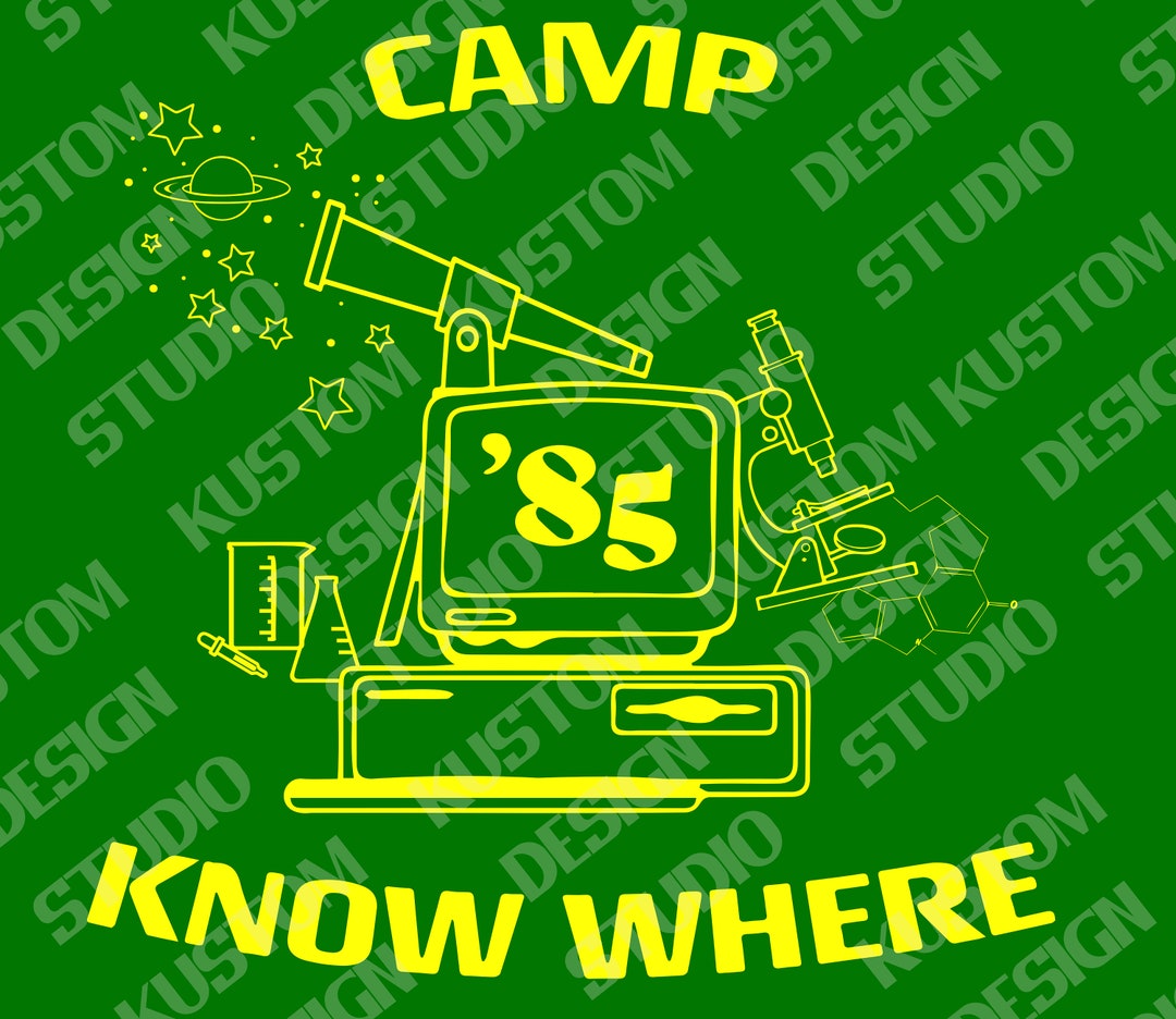 Stranger Things Camp Know Where PNG, EPS, SVG, Jpeg - Etsy