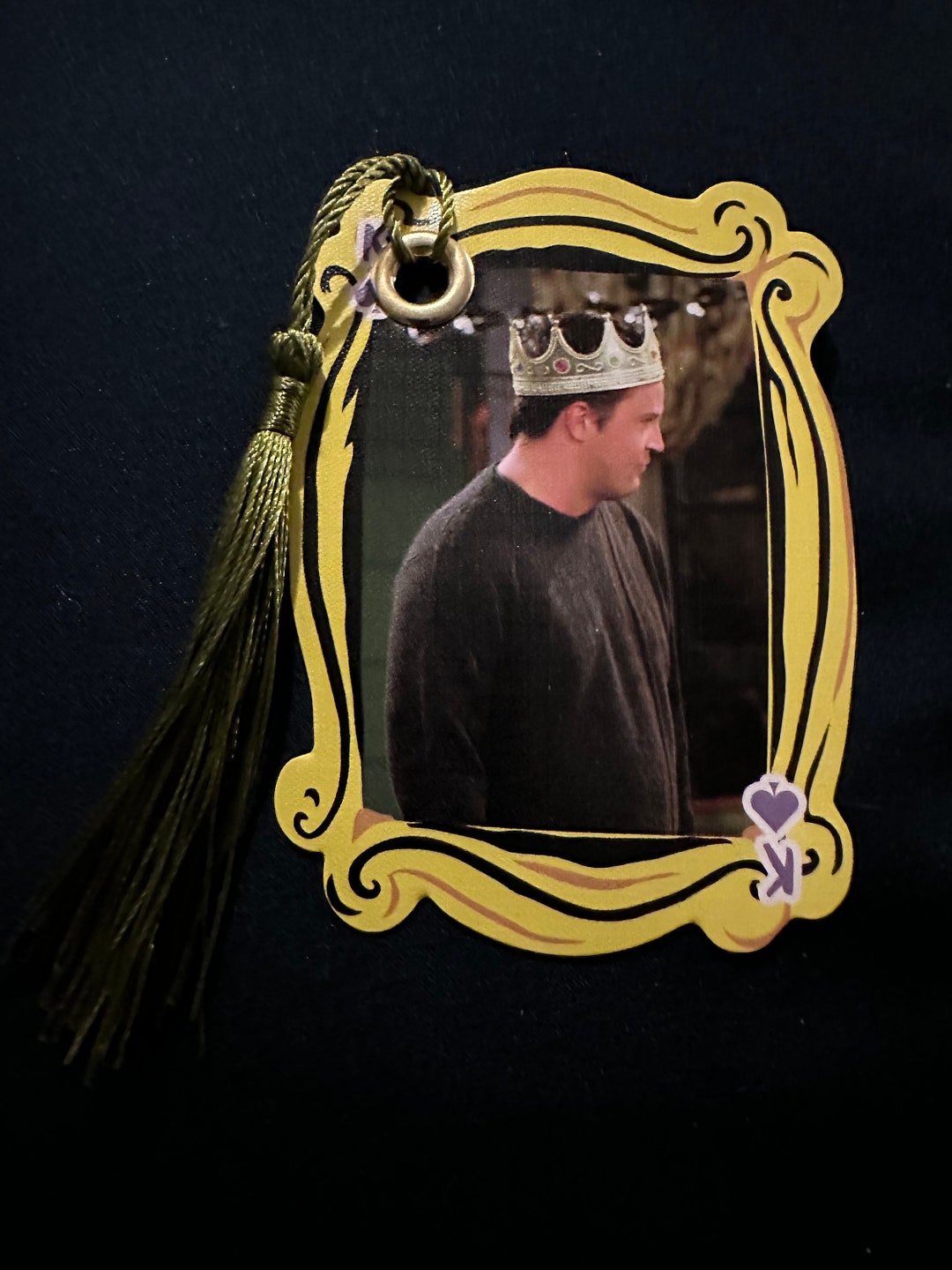 Friends Chandler Bing Playing Card Bookmark Matthew Perry - Etsy