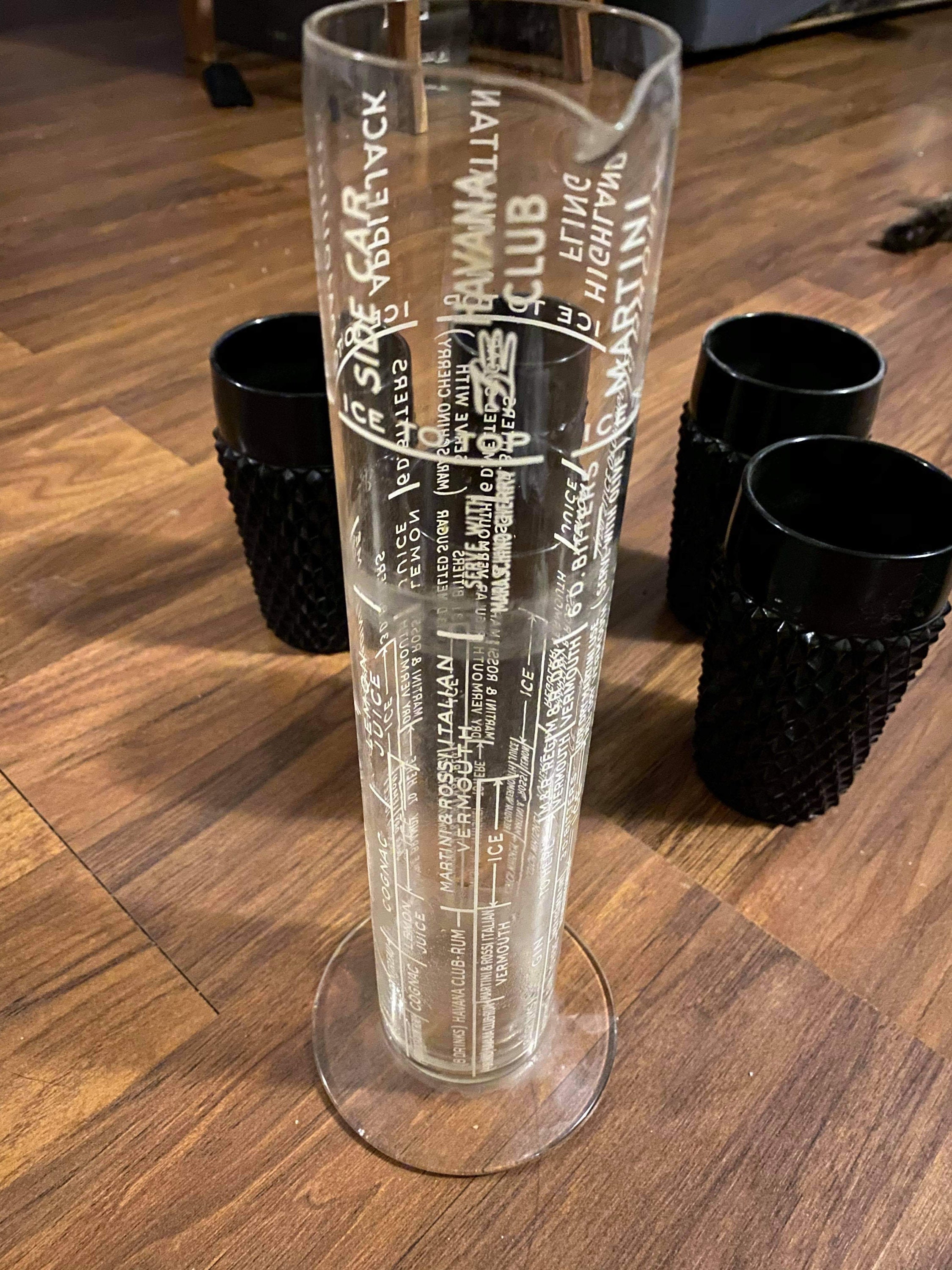 Vintage Laboratory Cocktail Measurer, Beaker, Mixer, Pitcher - Etsy