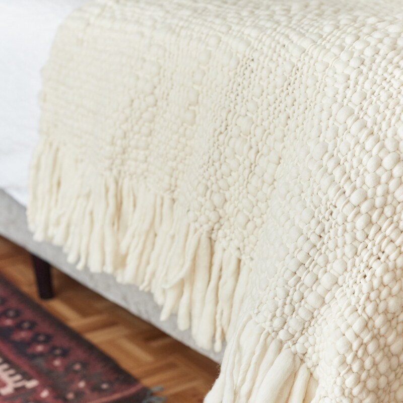 Wool Bedspread - Etsy