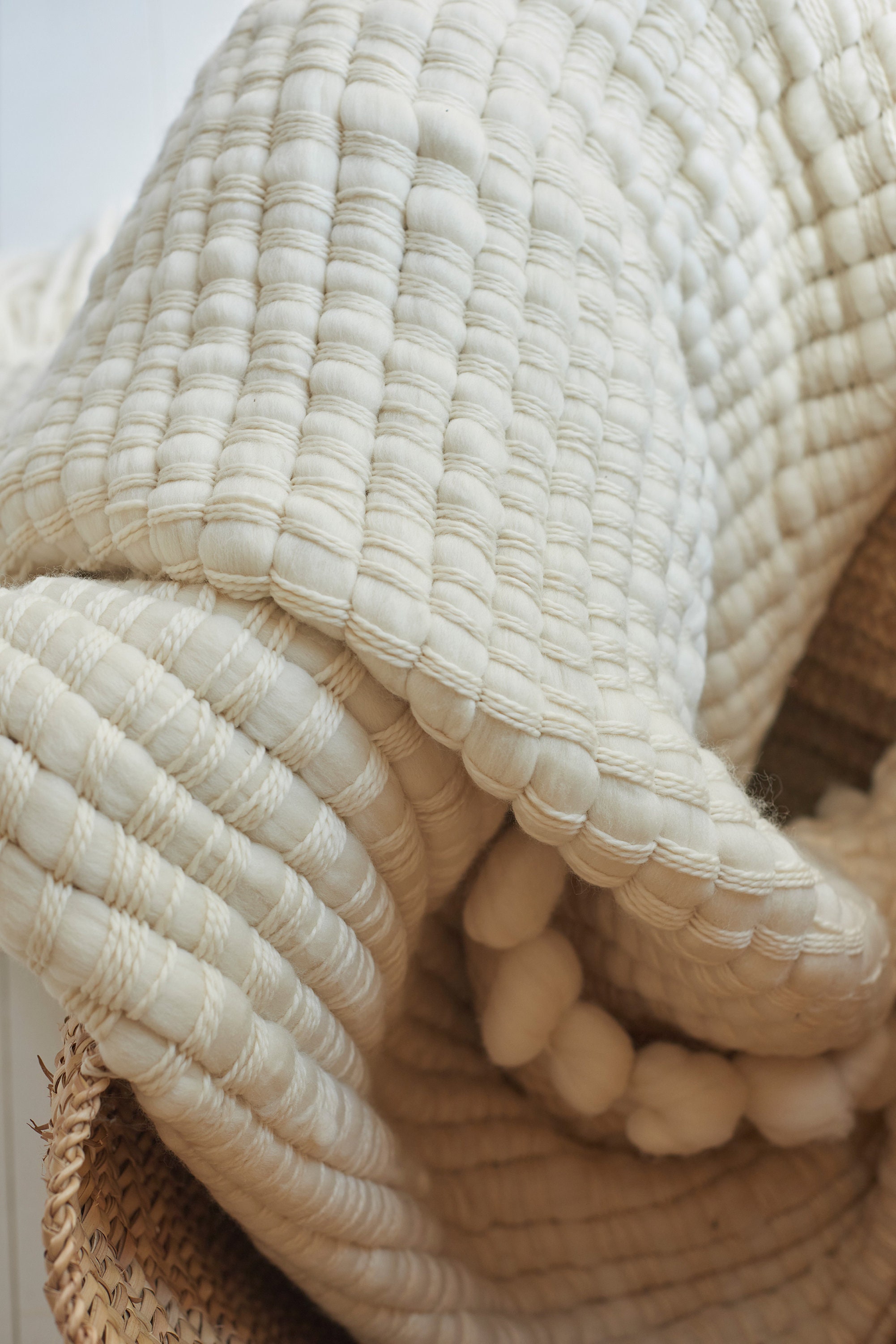 Super Chunky Woven Blanket Throw Large Chunky Blanket Thick - Etsy