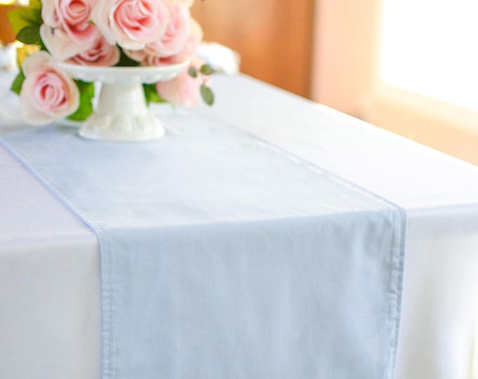 Solid Table Runner Choose Your Color and Size Wedding Table | Etsy