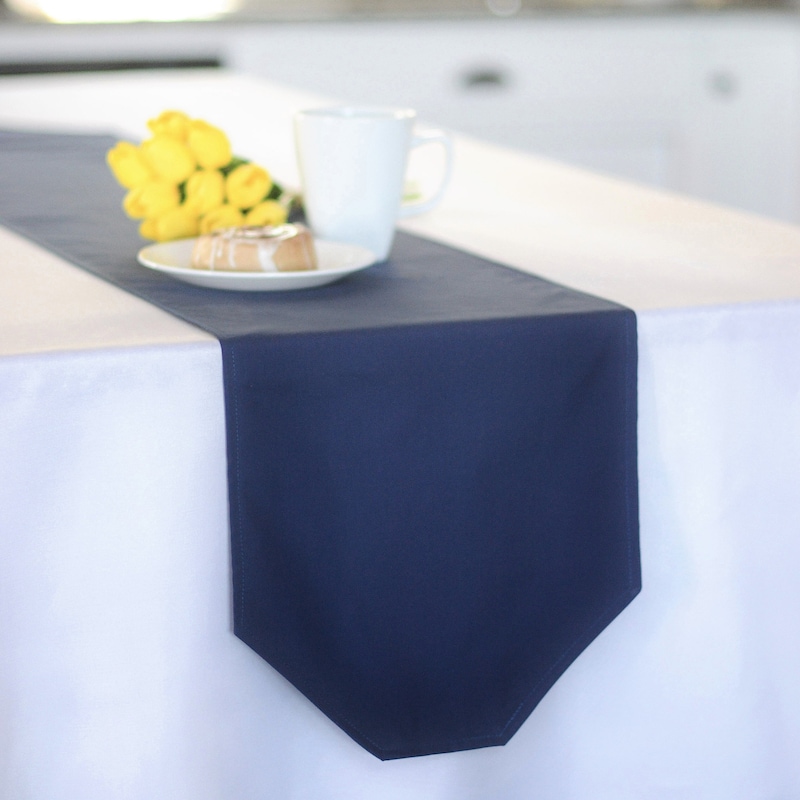 Navy Table Runner - Etsy