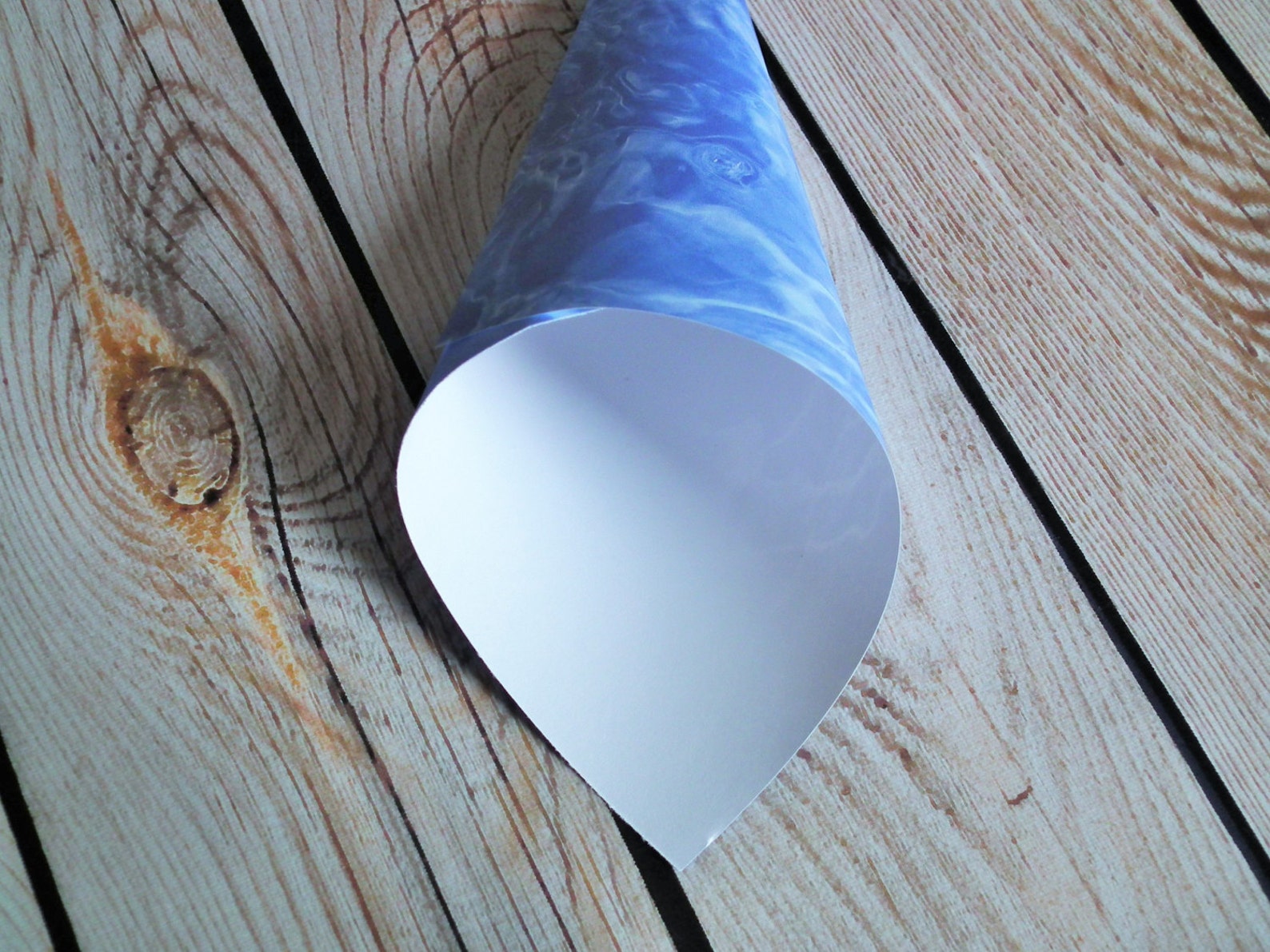 Blue Water Paper Confetti Cones - Etsy