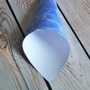 Blue Water Paper Confetti Cones - Etsy