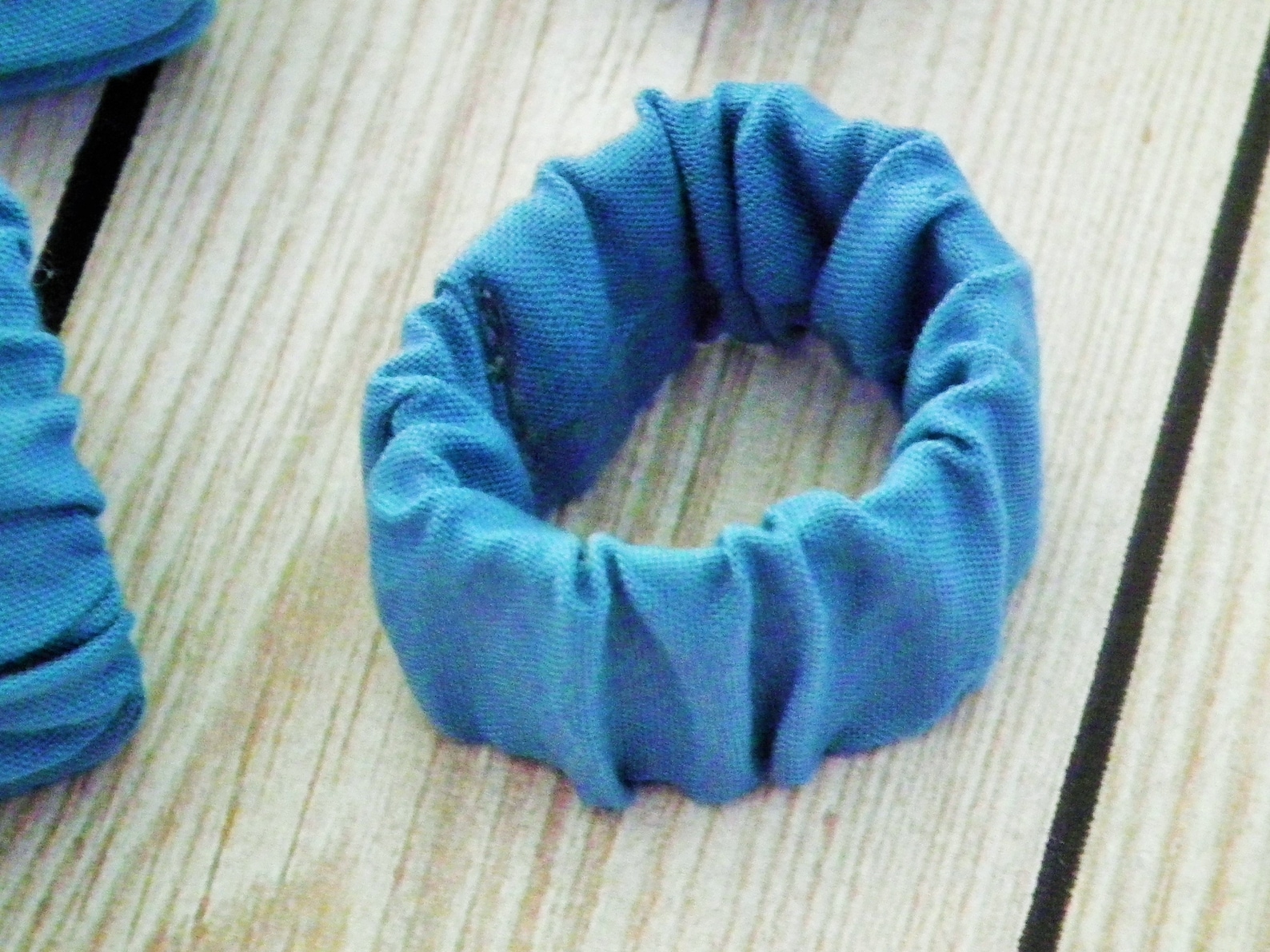 Small Blue Fabric Napkin Rings - Etsy