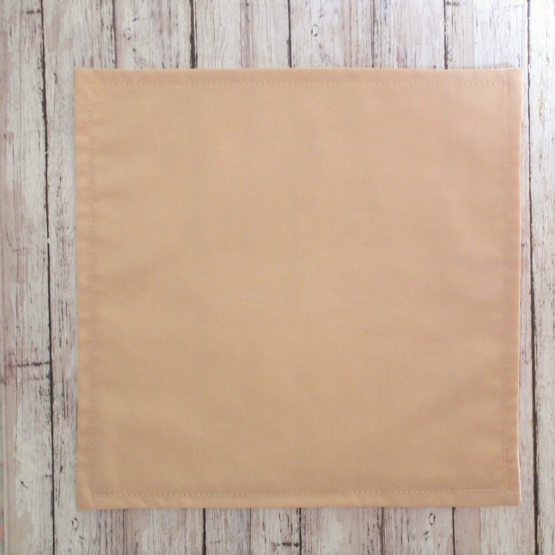 8 X 8 Inch Camel Cloth Napkin Khaki Fabric Dinner Serviette | Etsy
