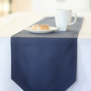 Solid Navy Table Runner, Dark Blue Table Linens, Made to Order - Etsy UK