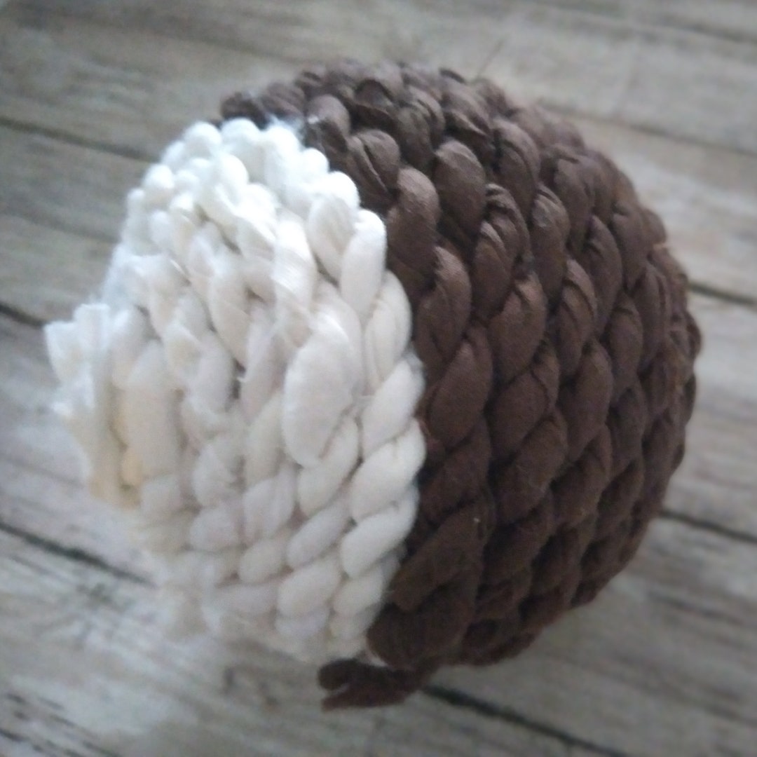 Brown and White Decorative Ball, 3 Inch (7cm) Fall Centerpiece Bowl ...