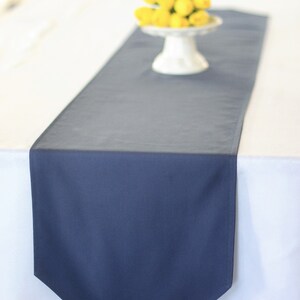 Solid Navy Table Runner, Dark Blue Table Linens, Made to Order - Etsy UK