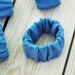 Small Blue Fabric Napkin Rings - Etsy