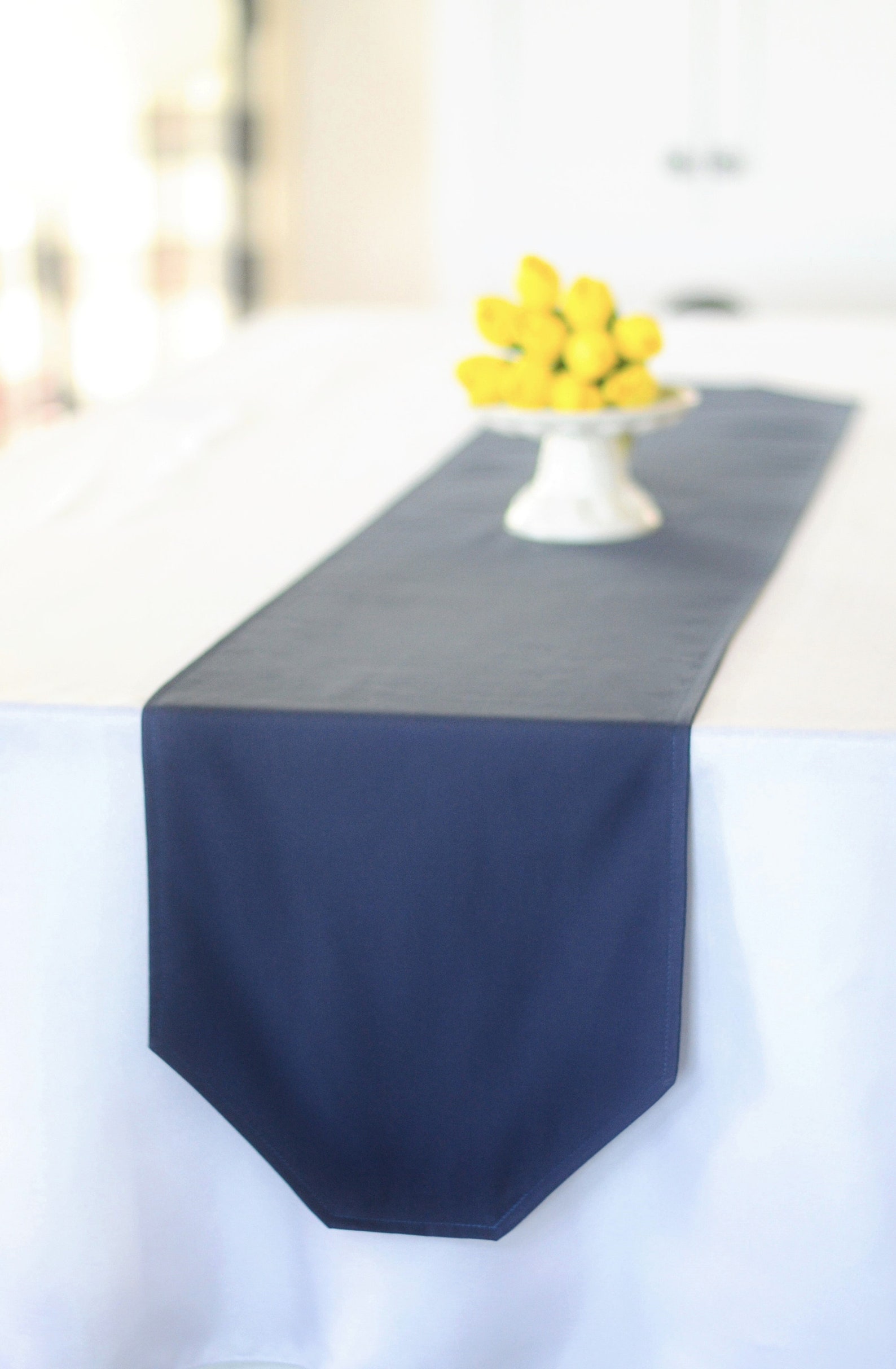 Solid Navy Table Runner Dark Blue Table Linens - Etsy