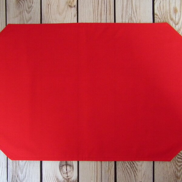Red Placemat - Etsy
