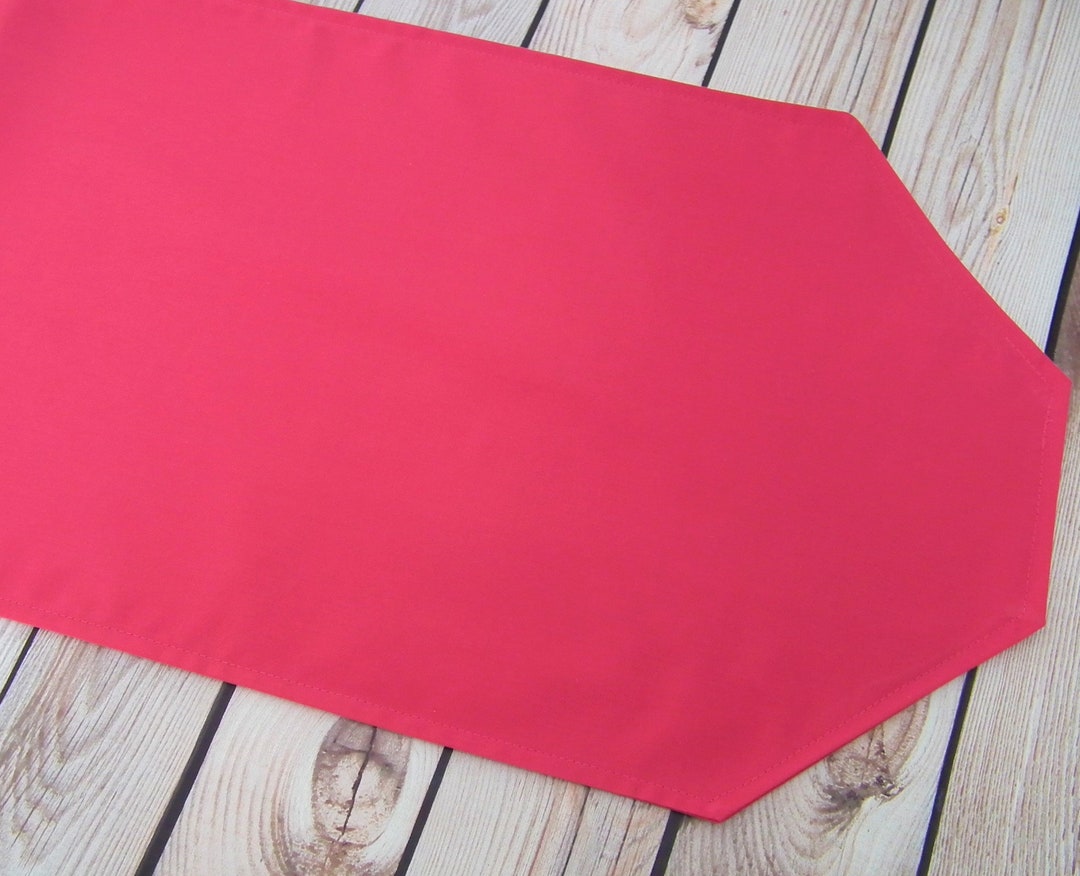 Hot Pink Table Runner: Solid Color Party Linens - Etsy