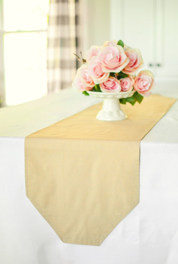 Solid Camel Colored Table Runner Neutral Dining Decor - Etsy
