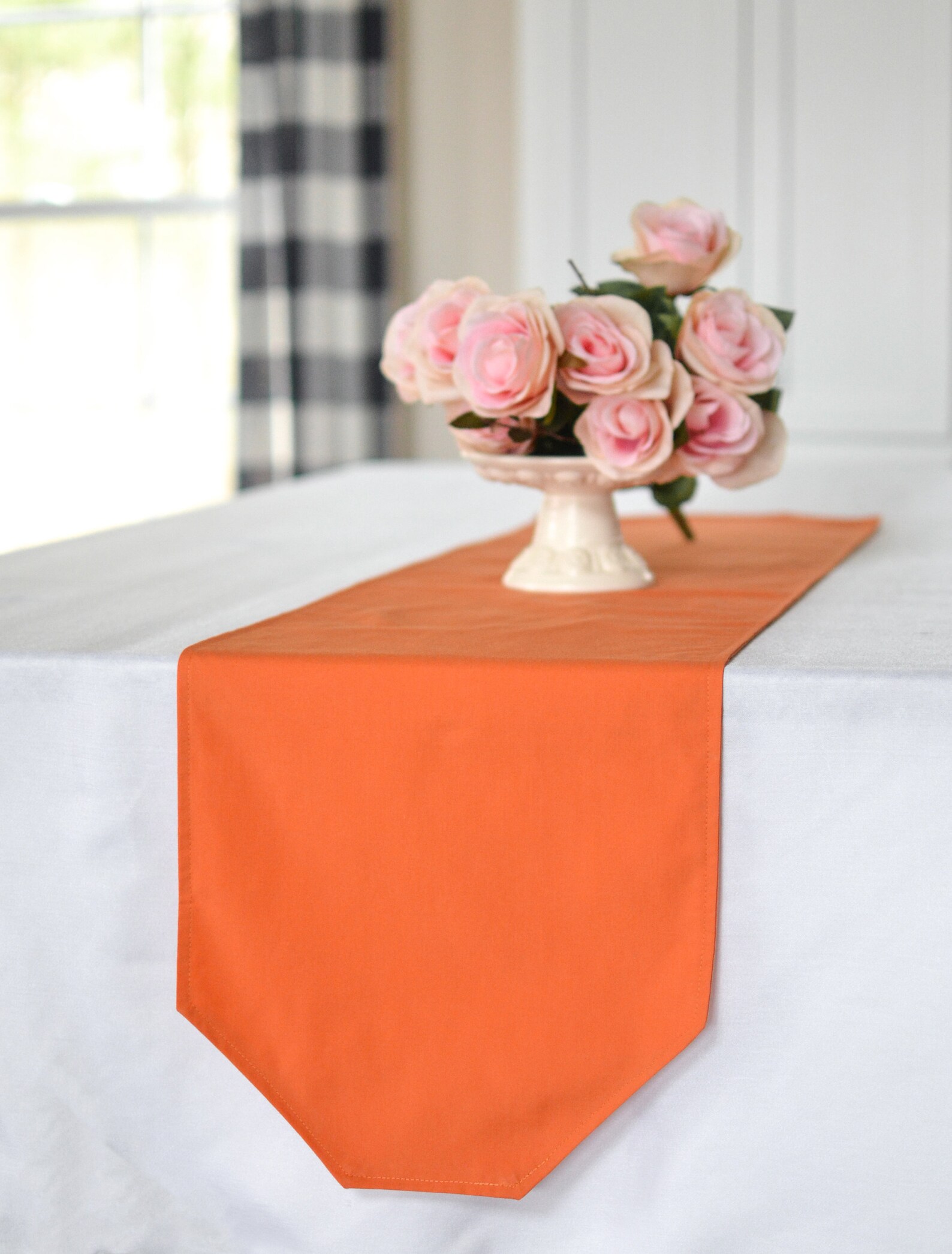 Solid Color Mint Table Runner Pastel Green Dining Room Decor - Etsy