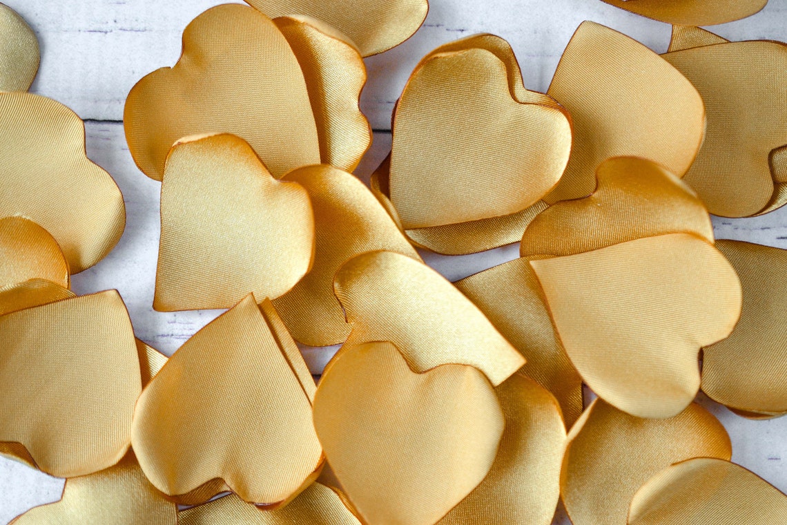 Heart Shaped Turquoise Satin Rose Petals Artificial Aqua Blue - Etsy