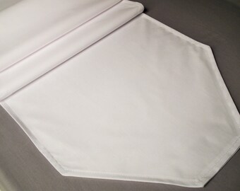 White Table Runner | Etsy