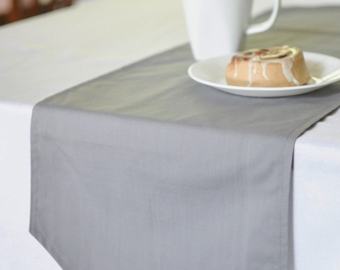 Solid Table Runner Choose Your Color and Size Wedding Table | Etsy