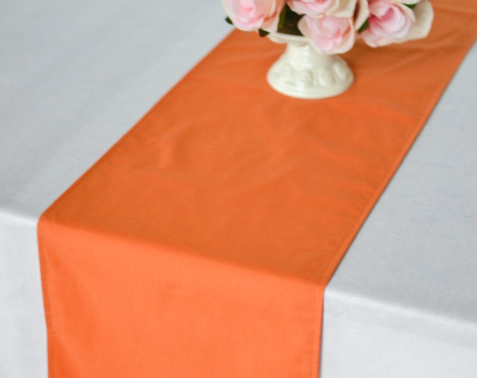 Solid Table Runner Choose Your Color and Size Wedding Table - Etsy