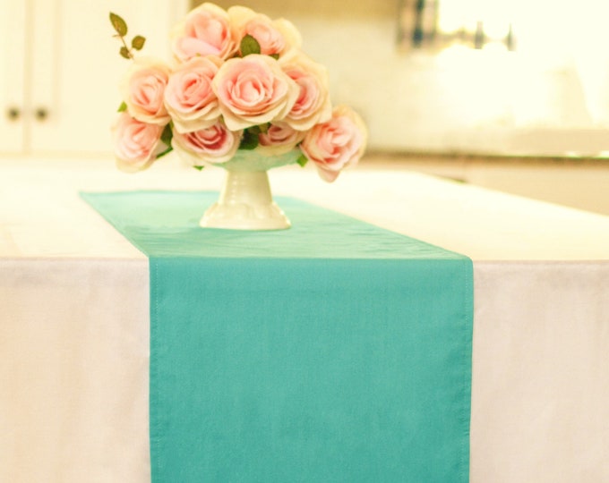 Solid Table Runner Choose Your Color and Size Wedding Table | Etsy