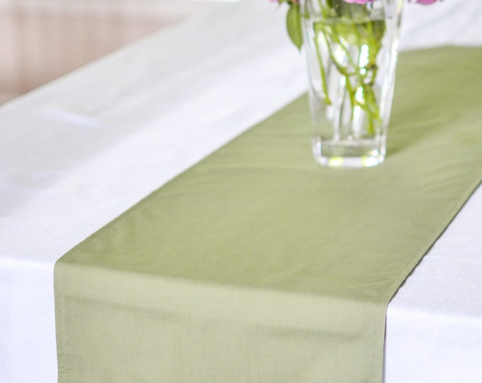 Solid Table Runner Choose Your Color and Size Wedding Table | Etsy