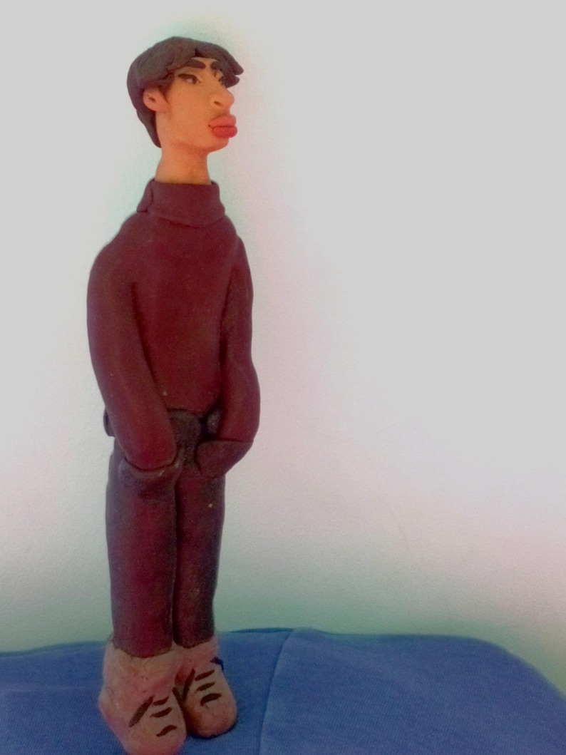 Handmade Polymer Clay Figure — Original Victorian Inspired Young ...