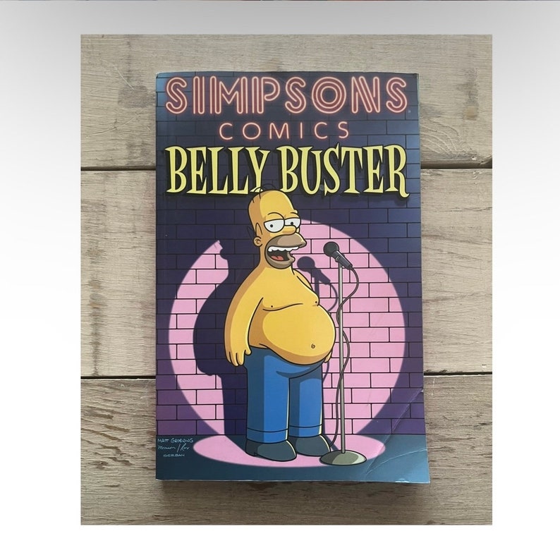 Vintage SIMPSONS COMICS Belly Buster Soft Cover Comic Book by - Etsy