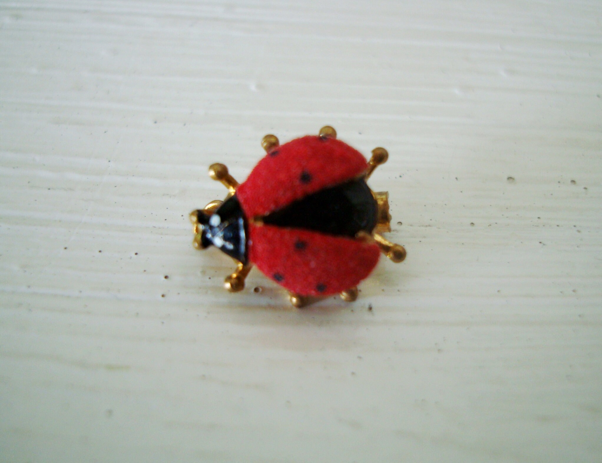Mid Century BUG PINS 3 Vintage Lady Bug Leaf Beetle Insect Jewelry ...