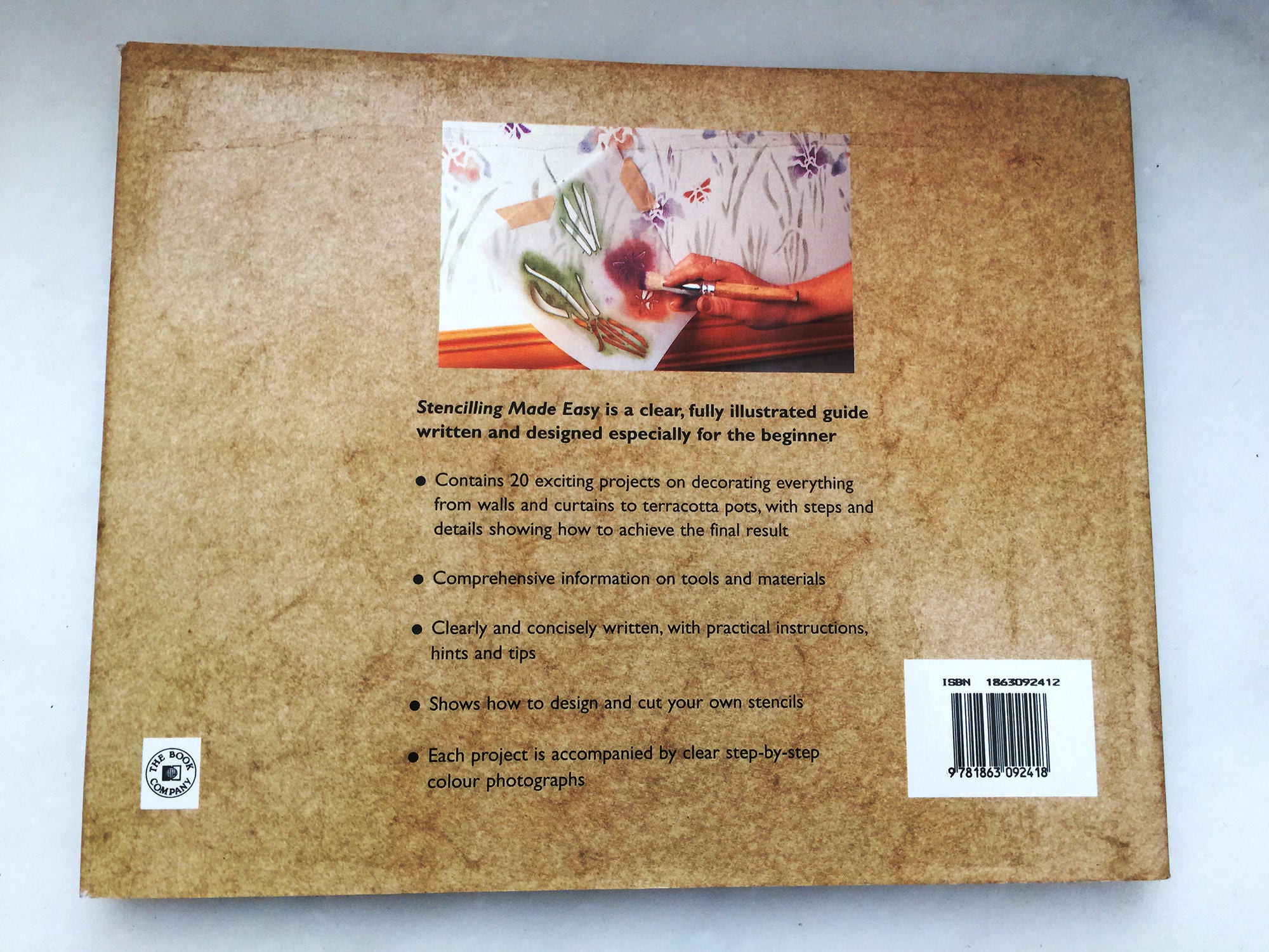 Vintage Book for Stencilling, Step-by-step Instructions, Make Easy ...