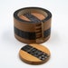 Handmade Soapstone Coasters With Storage Case, African Hand Curved ...
