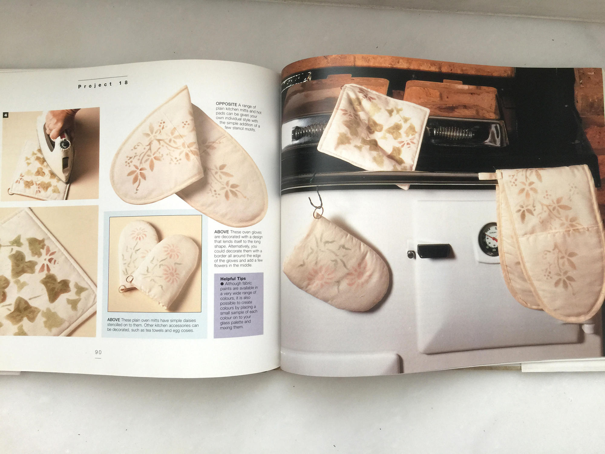 Vintage Book for Stencilling, Step-by-step Instructions, Make Easy ...