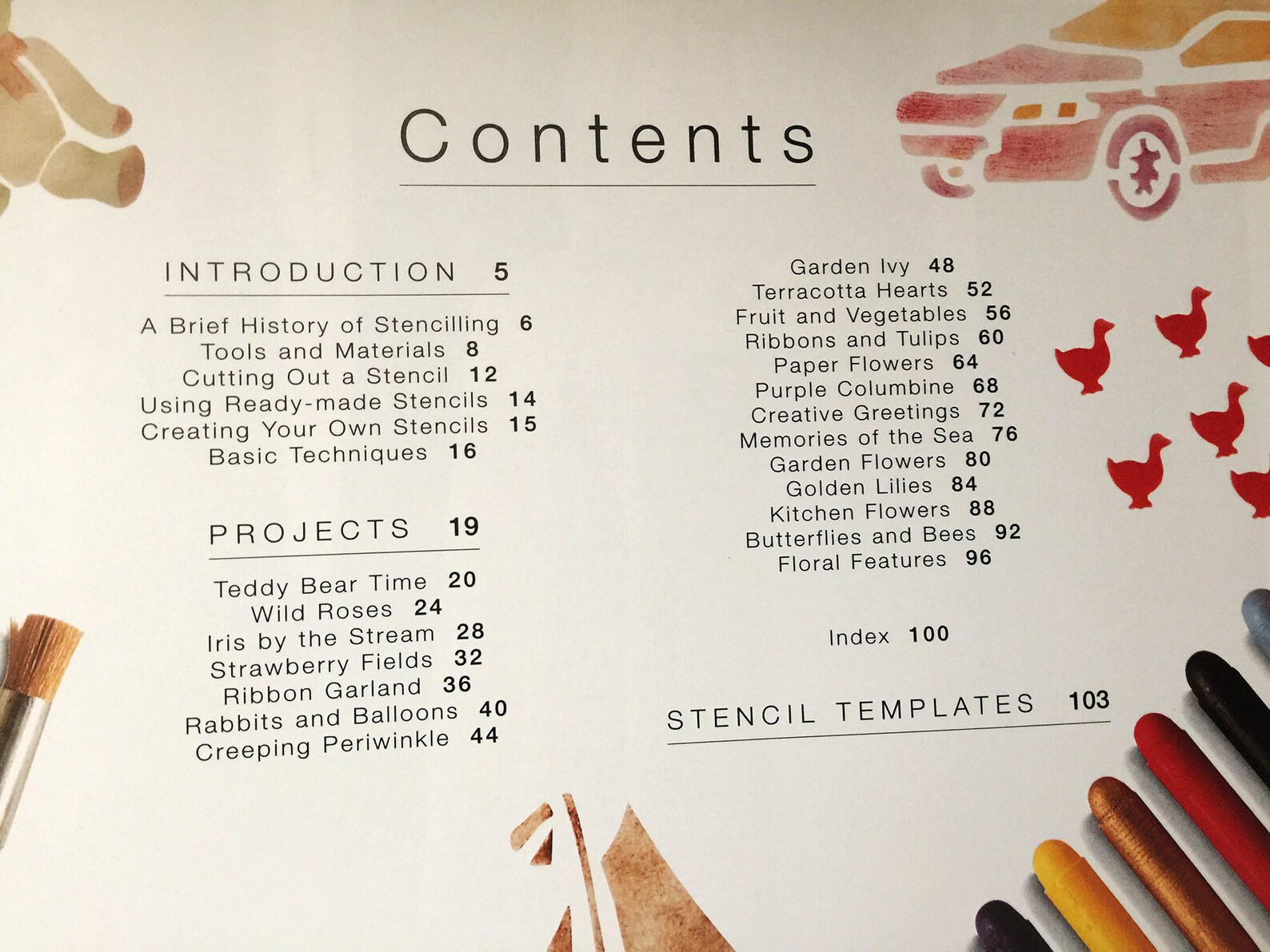 Vintage Book for Stencilling, Step-by-step Instructions, Make Easy ...