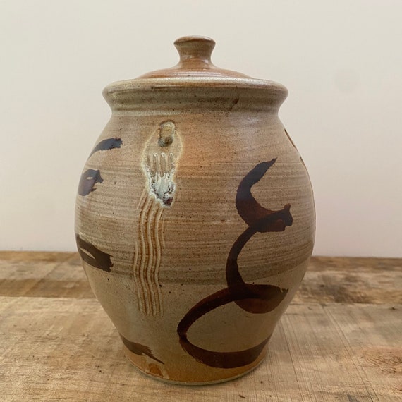 Handmade Pottery Stoneware Jar With Lid Canister Gifts for - Etsy