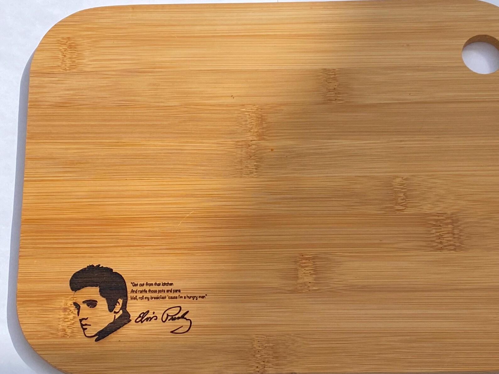 Elvis Presley Bamboo Cheese/chopping Board Laser Printed - Etsy