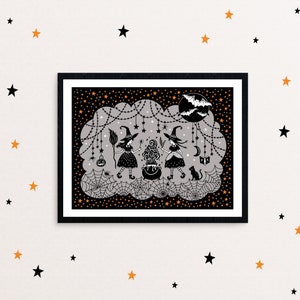 8x10 Art Print - Witches Cauldron - Original Papercut Illustration ...