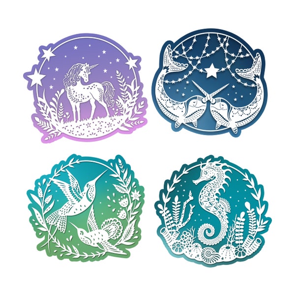 Animal Papercut - Etsy