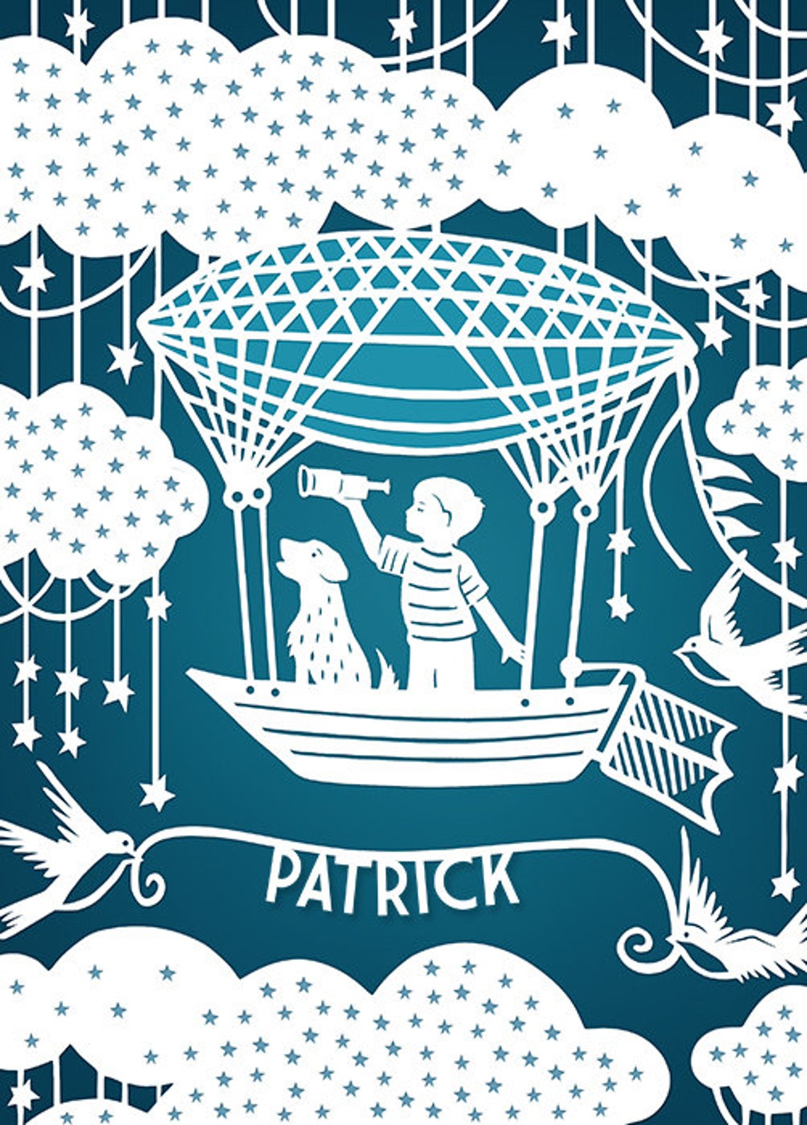 Personalized Print - 8x10 - Customized With Your Name - Star Explorer ...