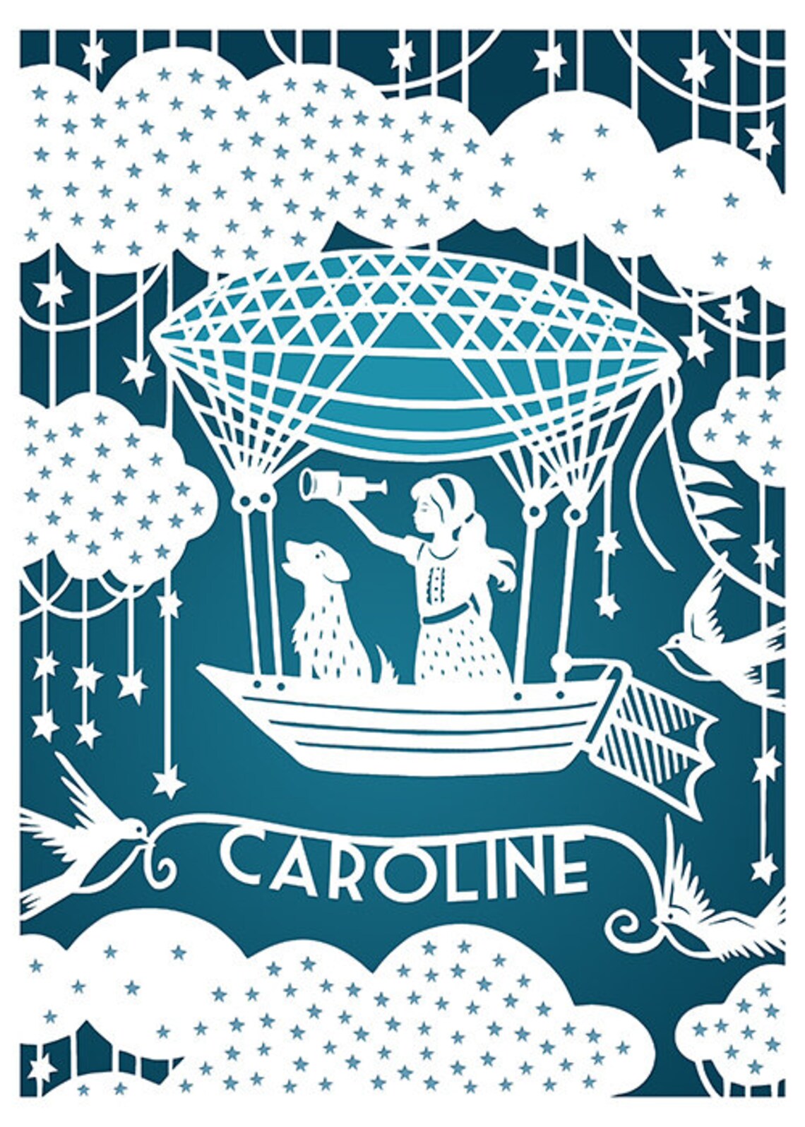 Personalized Print - 8x10 - Customized With Your Name - Star Explorer ...