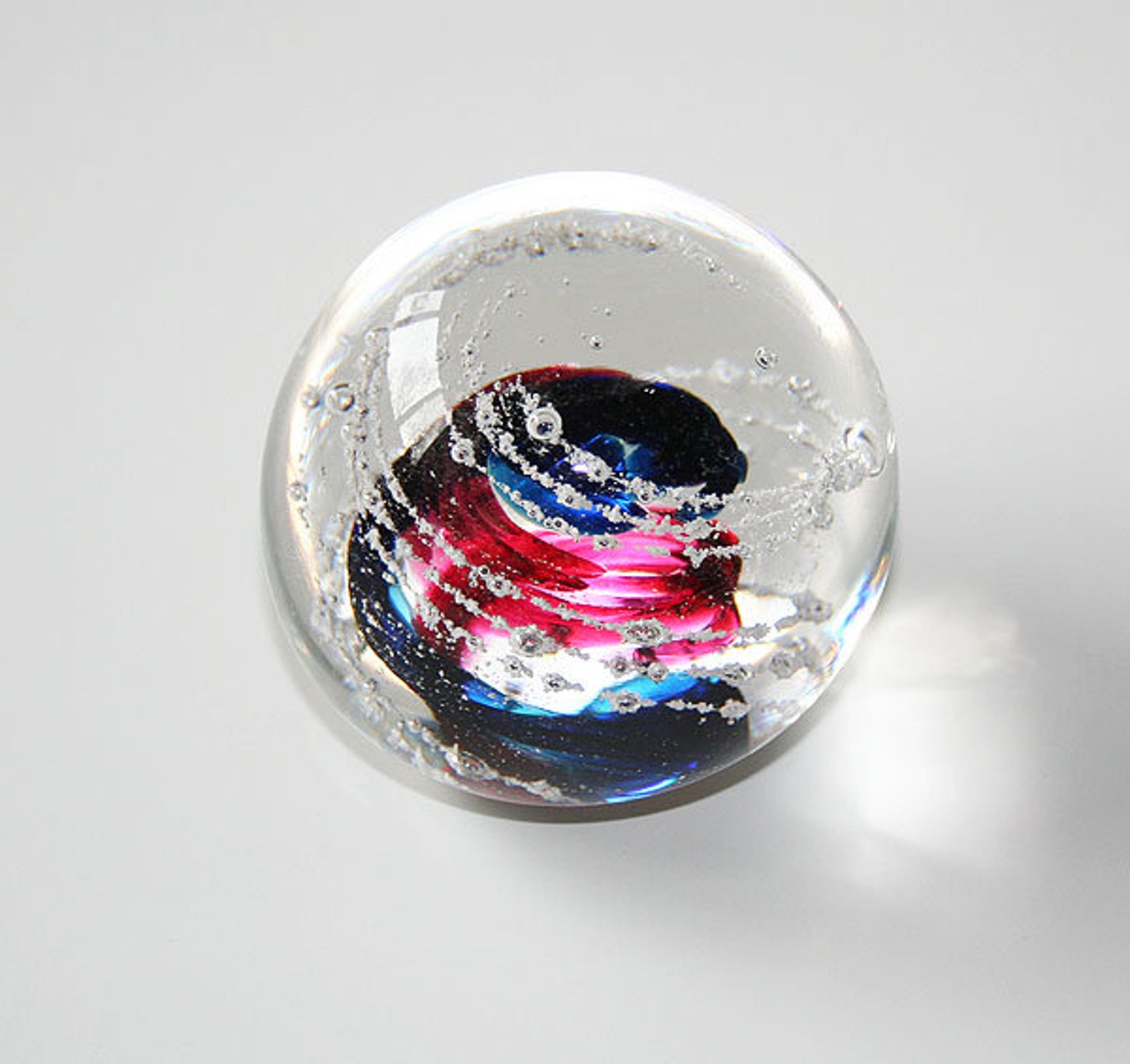 Memorial Glass Sphere Paperweight Cremation Ashes Pet - Etsy