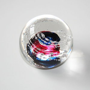 Memorial Glass Sphere Paperweight: Cremation Ashes Pet Keepsake - Etsy
