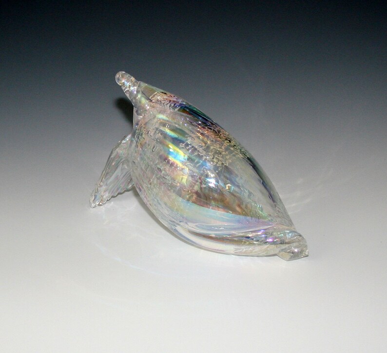 Memorial Glass Sea Shell Sculpture: Cremation Ashes Pet Keepsake - Etsy