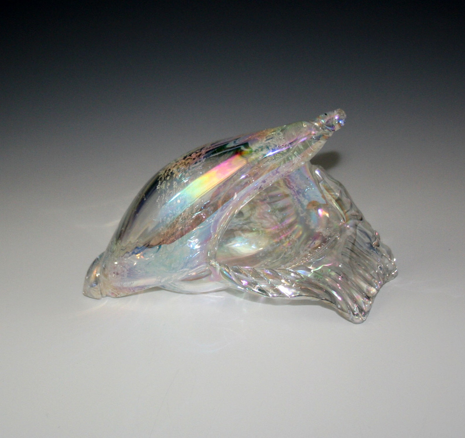 Memorial Glass Sea Shell Sculpture: Cremation Ashes Pet Keepsake - Etsy
