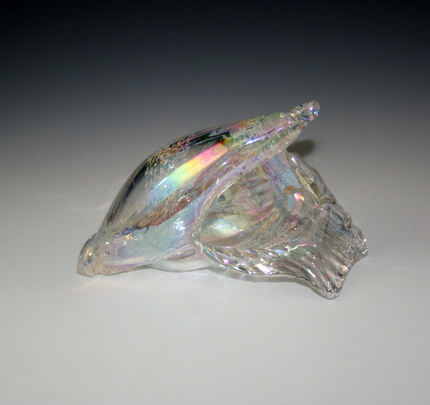 Memorial Glass Sea Shell Sculpture: Cremation Ashes Pet Keepsake - Etsy