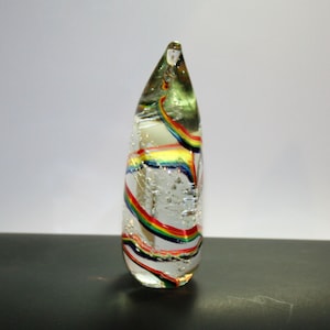Memorial Glass Flame Paperweight: Cremation Ashes Pet Keepsake - Etsy