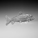 Memorial Glass Trout/salmon Sculpture: Cremation Ashes Pet Keepsake - Etsy