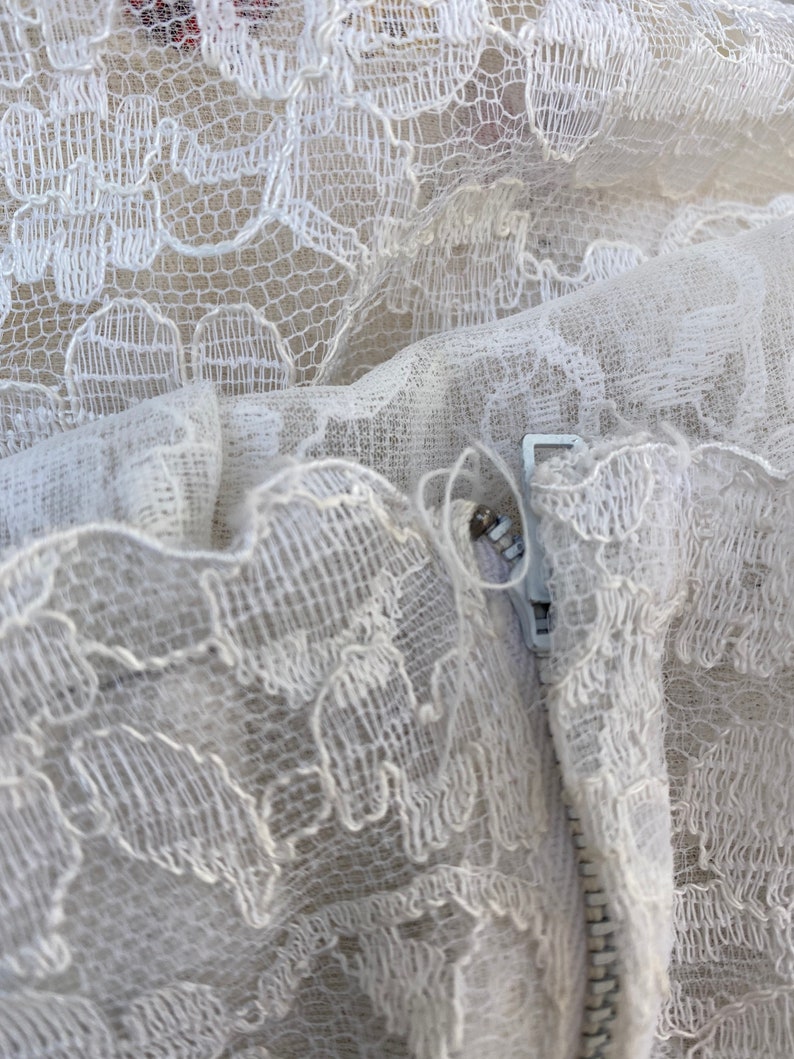 50s Large Lace Top Cropped Lingerie Fitted Sleeveless Boho | Etsy